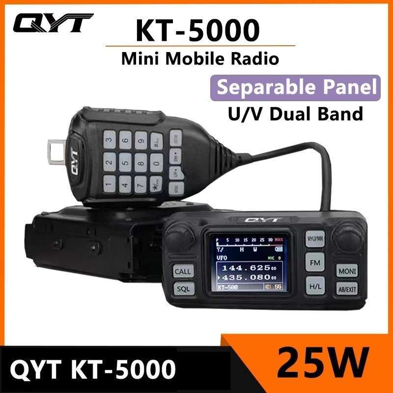 Jual Qyt Kt-5000 - 25w Dual Band Vhf-uhf Fm Mini Mobile Radio ...