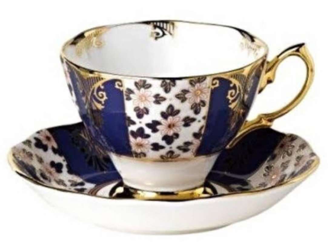 Promo Royal Albert Regency Blue 1900 Teacup & Saucer Piring Gelas ...