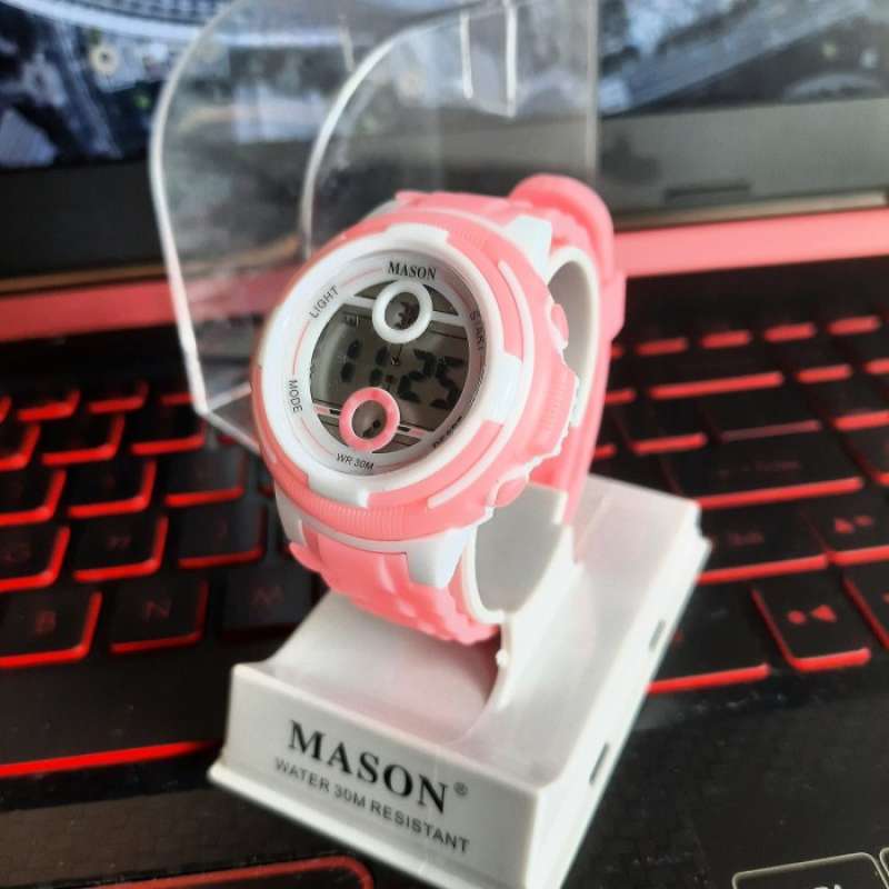 Jual Jam Tangan Anak Digital Sporty Water Resist Mason Di Seller Rukia ...
