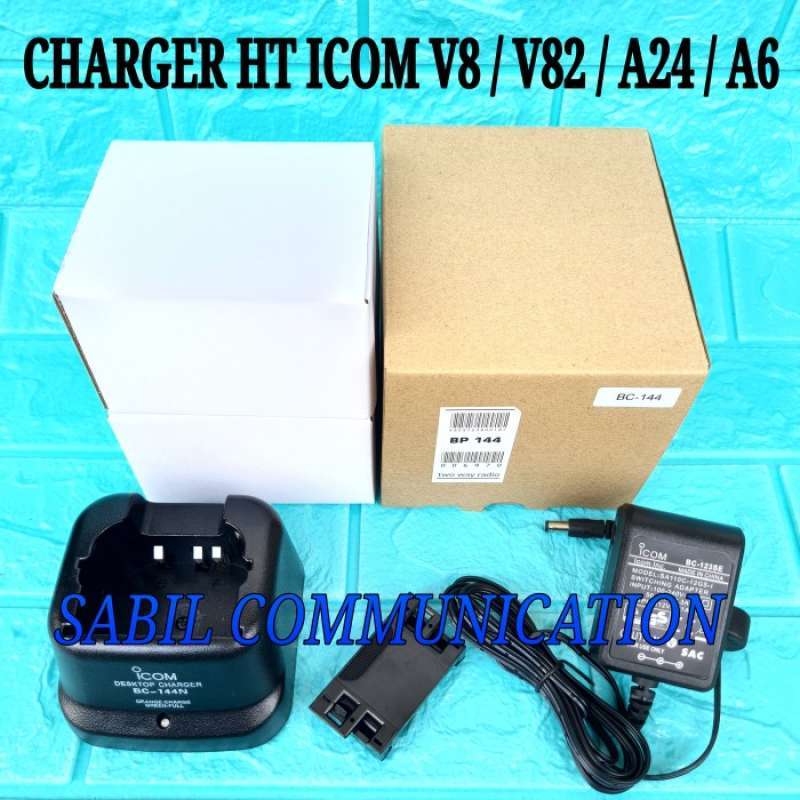 Promo Charger Dekstop Ht Icom V8 A24 Icom Bc144n Icom Bc 144n Murah ...