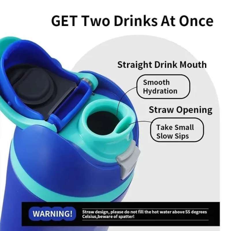 Promo Terbaik Tumbler Botol 20 Oz/600ml Sus 316 Stainless Anti Tumpah Tahan Panas & Dingin ...