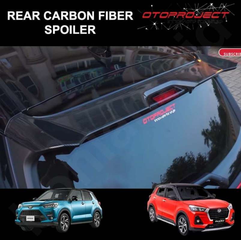 Promo Rear Spoiler Belakang Raize Rocky Otoproject Sayap Belakang ...
