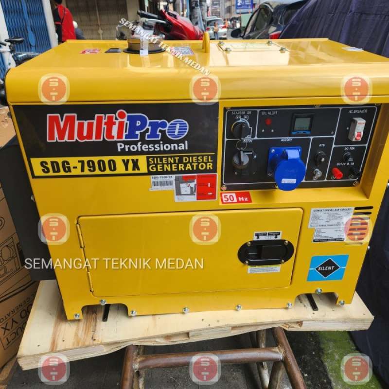 Jual Sdg7900 Genset Generator Listrik Silent Solar 5000 Watt 5kva Multipro Di Seller Semangat ...