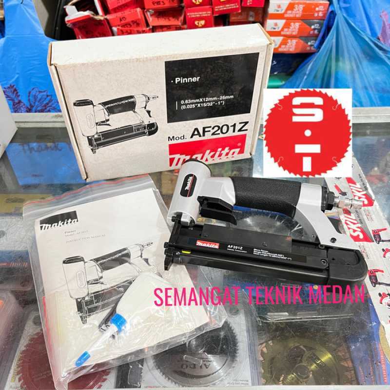 Jual Af201z Air Nailer Gun Paku Staples Angin I Lurus Makita Af 201 Z ...