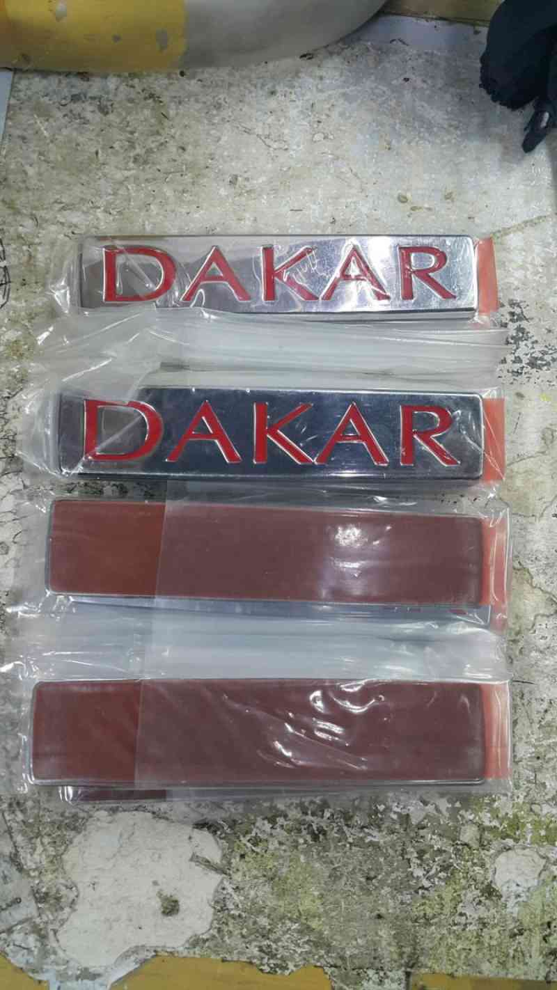 Promo Emblem Dakar Mark Asli Mitsubishi Pajero Sport All New Pajero ...