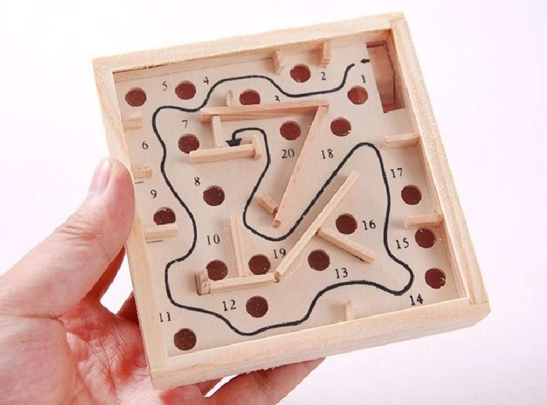 Jual Permainan Labirin Maze Wooden Toys Labirin Games Edukasi 522-6 Di ...