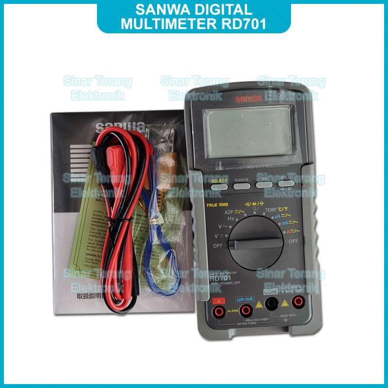 Promo Sanwa Digital Multimeter Rd701 Dengan True Rms Diskon 9% Di ...