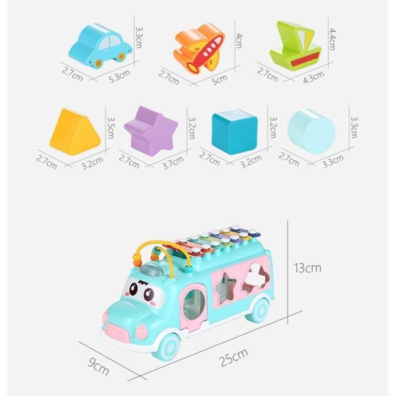Jual Mainan Edukasi Anak Bus Xylophone Kolintang Wire Alur Kawat | Blok ...