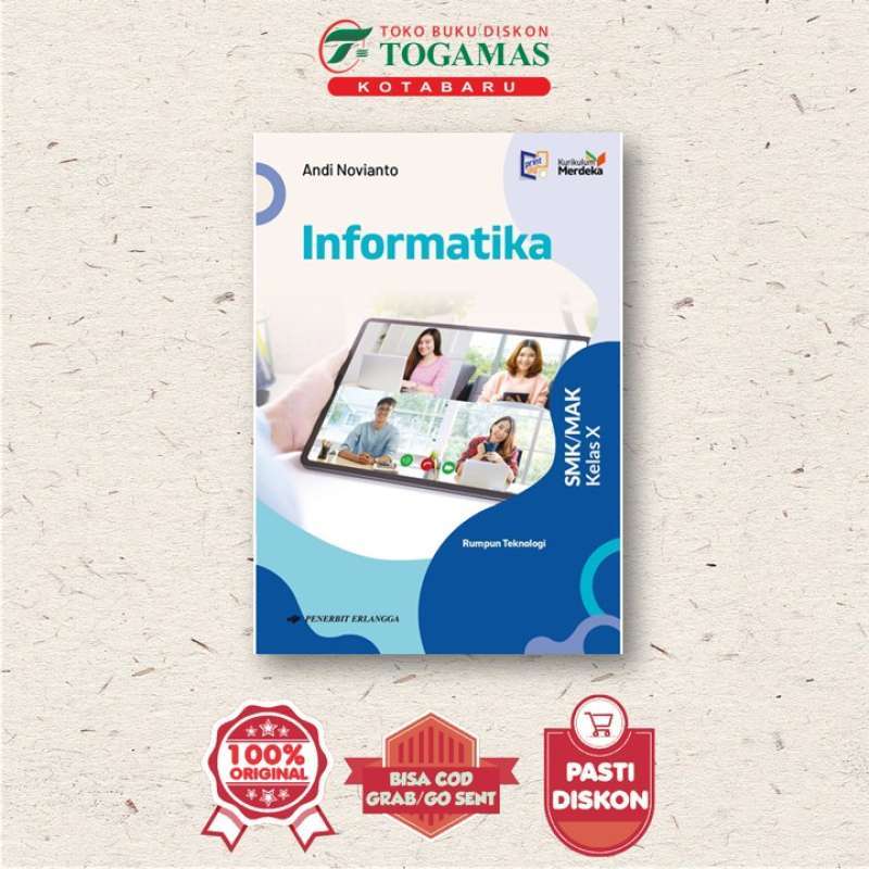 Jual Kumer Kls X - Informatika Untuk Smk/mak Kelas X (kurikulum Merdeka) - Andi Novianto Di ...