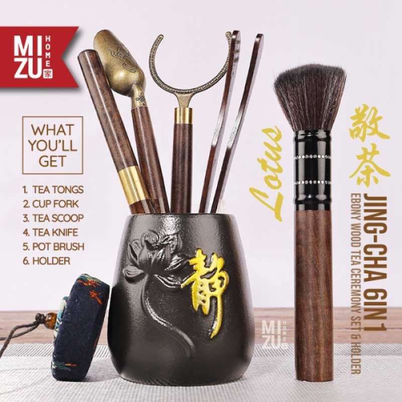 Promo Terbaru Mizu Jing-cha 6in1 Tea Ceremony Set Aksesoris Kung Fu Teh ...