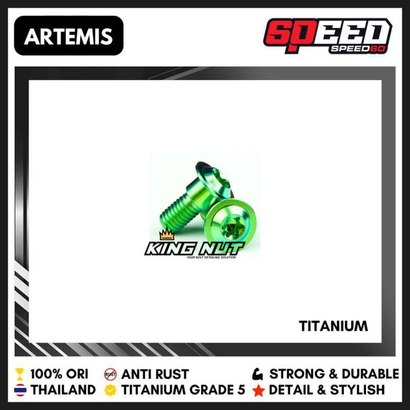 Jual Baut Disc Ninja Full Drat Knok Drat 12 Panjang 2 Cmbaut Titanium ...