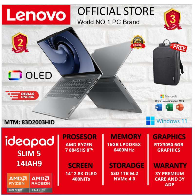 Jual Lenovo Ideapad Pro Ahp Ryzen Hs Gb Tb Rtx Gb Oled Di Seller Lenovo