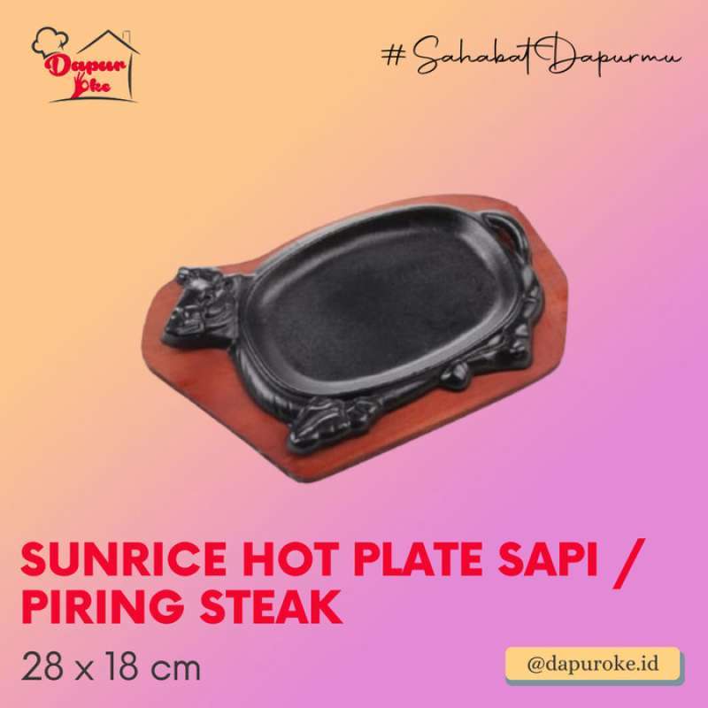 Promo Sunrice Hot Plate Sapi / Piring Steak Diskon 23% Di Seller Anabel ...