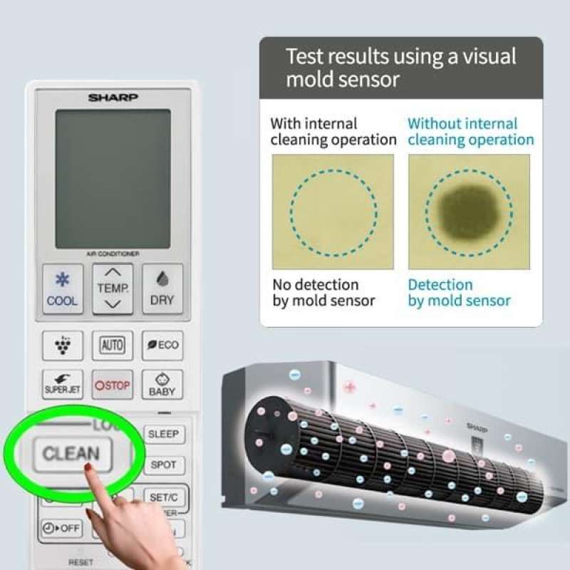 Jual Ac Sharp Plasmacluster Inverter 1pk Type Ah-xp10vxy J-tech Wifi Di ...