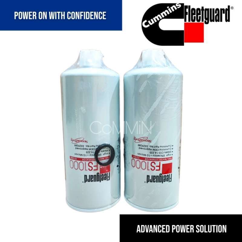 Promo Fs-1000 Filter Fleetguard Fuel Water Separator Fs 1000 Fs1000 ...