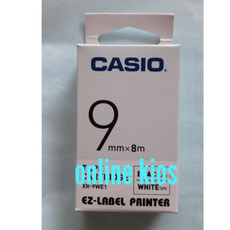 Promo 100% Produk Ori Pita / Label Printer Casio 9 Mm Xr-9we1 Ori Warna ...