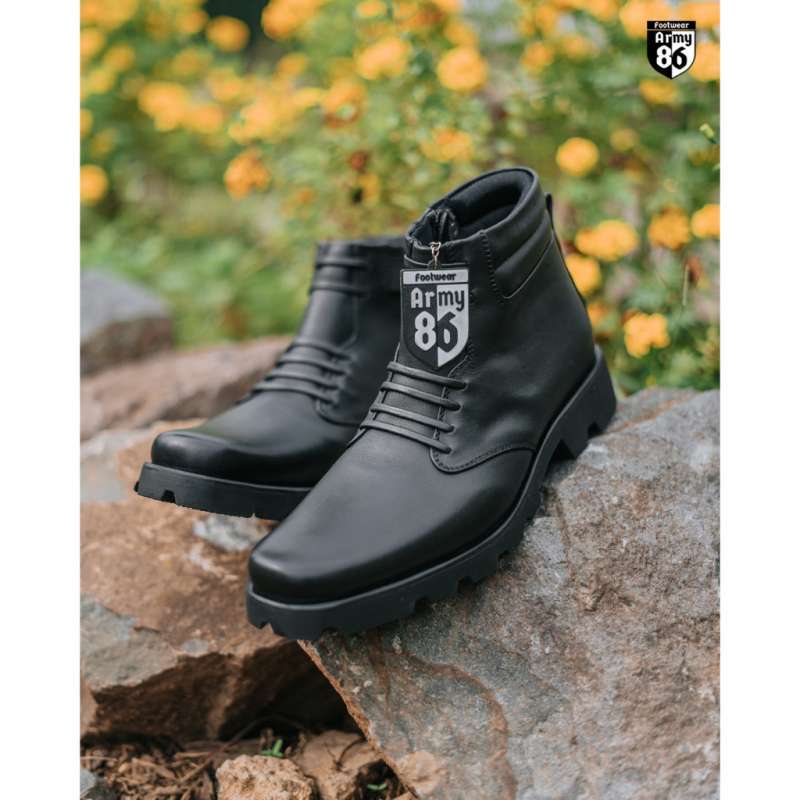 Promo Army86 Sepatu Pdh Navy Hitam Dop Diskon 27% Di Seller Nz Store ...