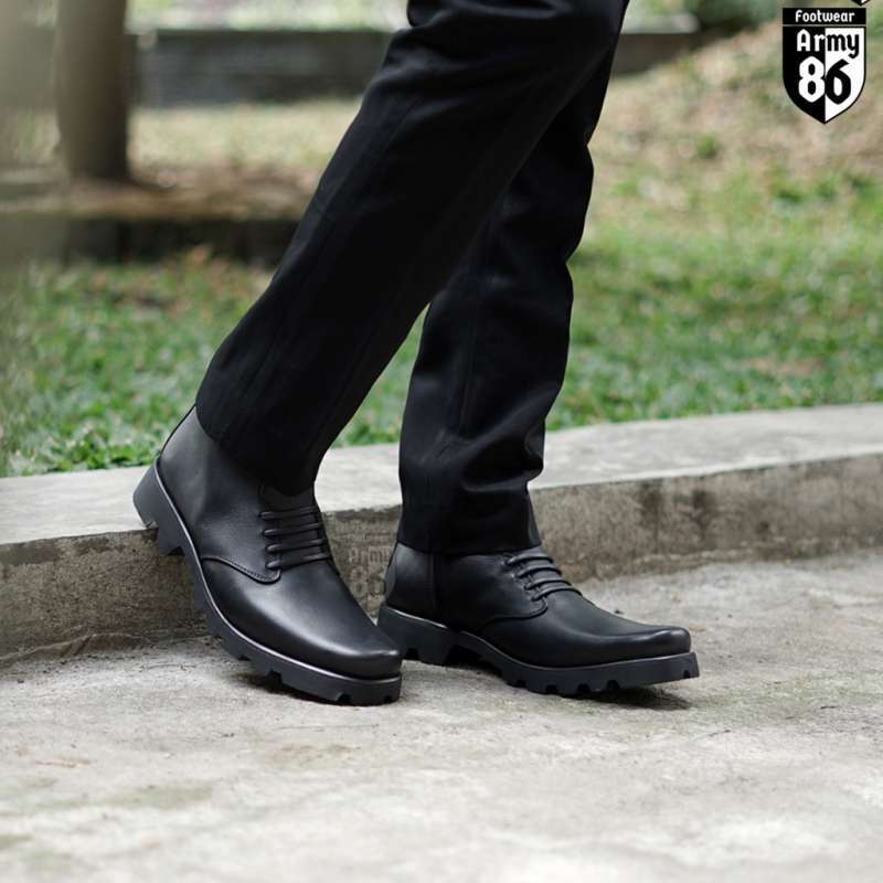 Promo Army86 Sepatu Pdh Navy Hitam Dop Diskon 27% Di Seller Nz Store ...