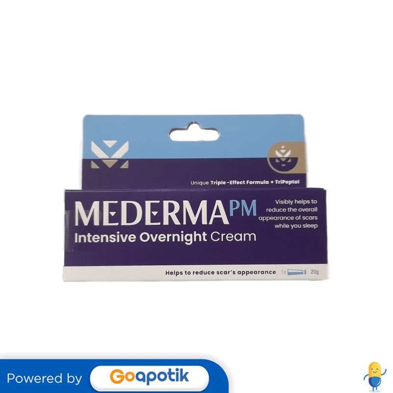 Jual Mederma Pm Intensive Overnight Acne Scars Cream 20 Gram Tube Di ...