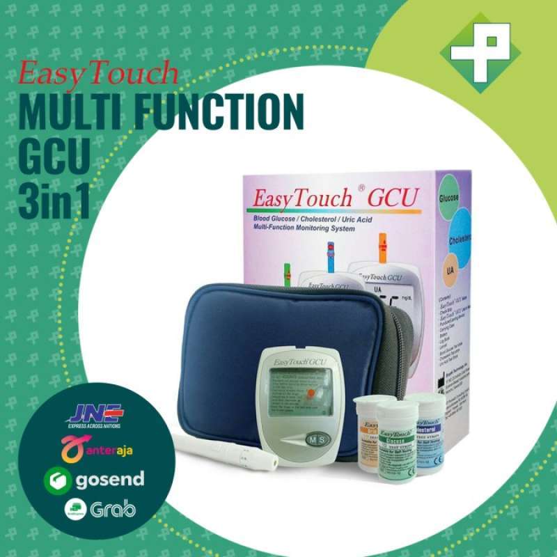 Promo Easy Touch Gcu 3in1 / Alat Cek Gula Darah, Kolesterol, Asam Urat ...