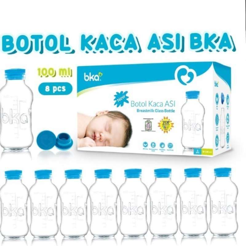 Jual Botol Kaca Asi Bka Botol Asi Bka Breastmilk Bottle Storage Baby ...