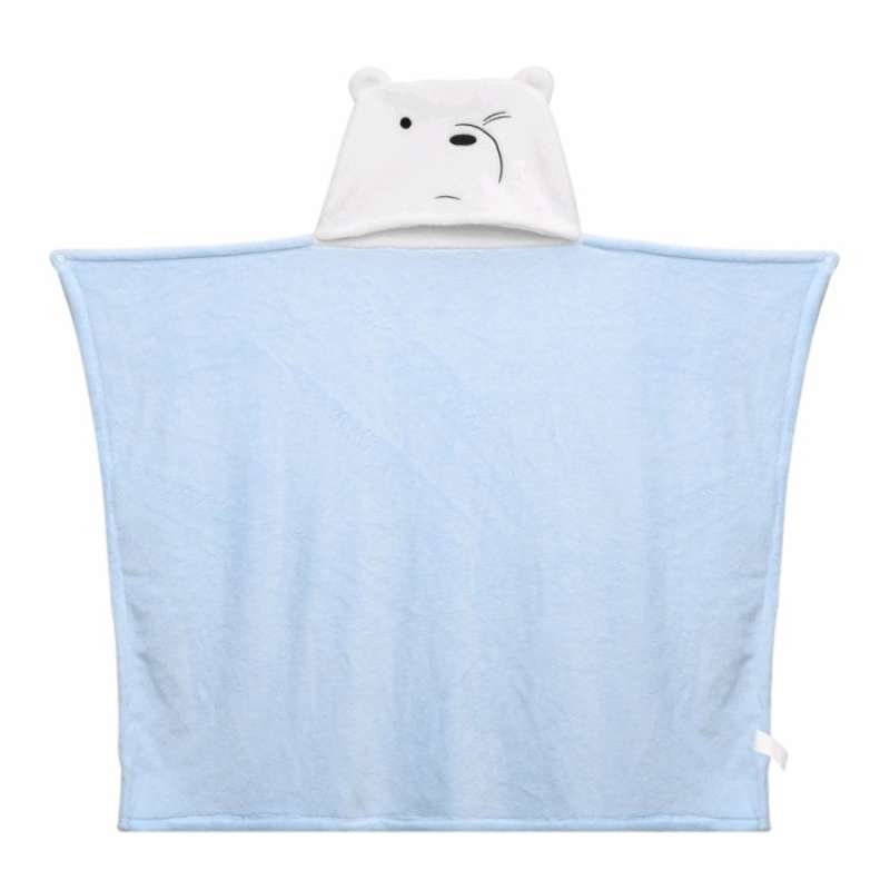 Jual Miniso Selimut Ac We Bare Bears Ice Bear Air Cond Blanket Hoodie ...
