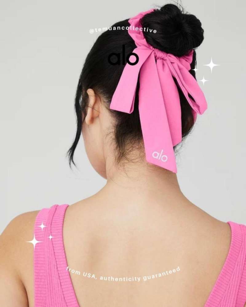 Jual Alo Yoga Love Knots Tie Scrunchie - Ribbon Scrunchies/hair Ties Di ...