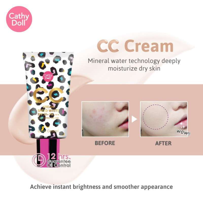 Jual Kemasan Gr Cathy Doll Speed White Cc Cream Spf Pa Walnut Beige Di Seller