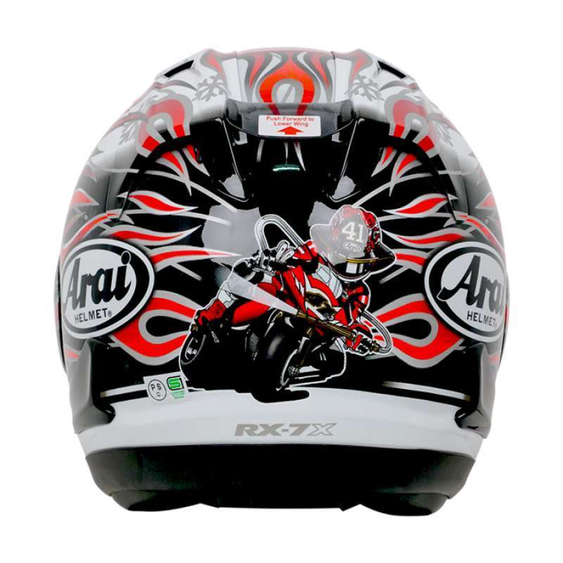 Jual Arai Sni Rx7x Haga Helm Full Face- Red Terbaik Di Seller Therbaith ...