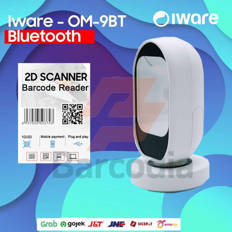 Promo 100% Produk Ori 2d Iware Om-9bt Efaktur Omni Barcode Scanner Bluetooth (qr Code/e-faktur ...