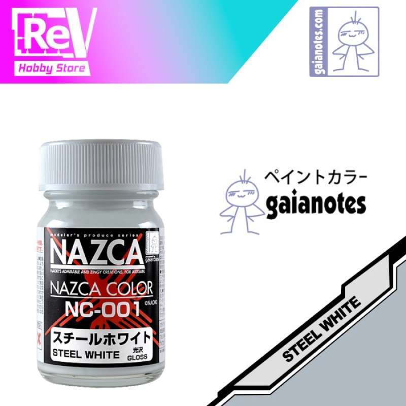 Jual Gaia Notes Nazca Paint Steel White Nc001 Di Seller Revhobbystore ...