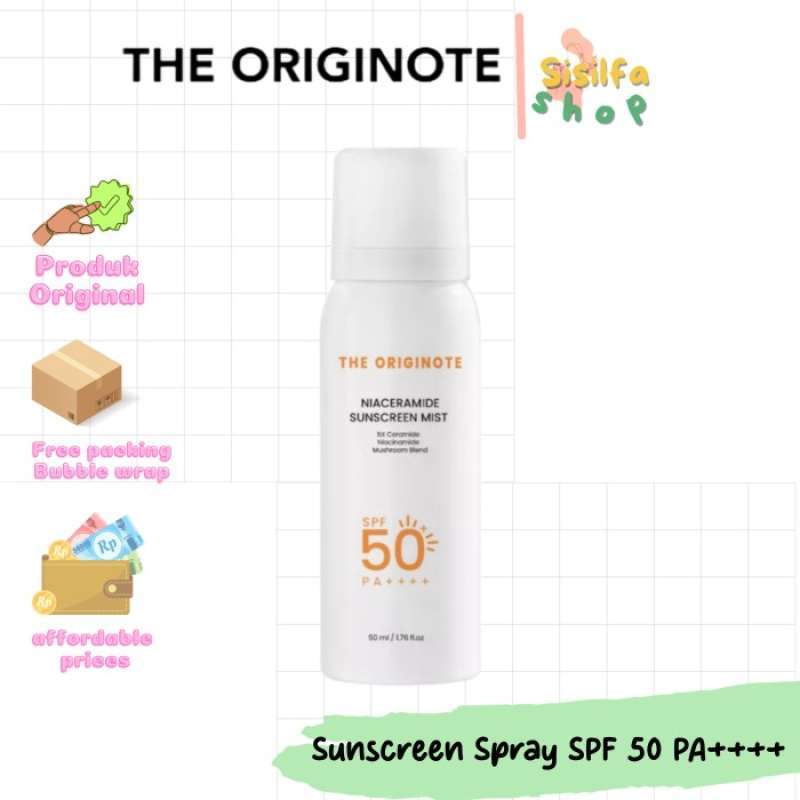 Jual The Originote Niaceramide Sunscreen Mist Spf 50 Pa++++ Sunscreen ...