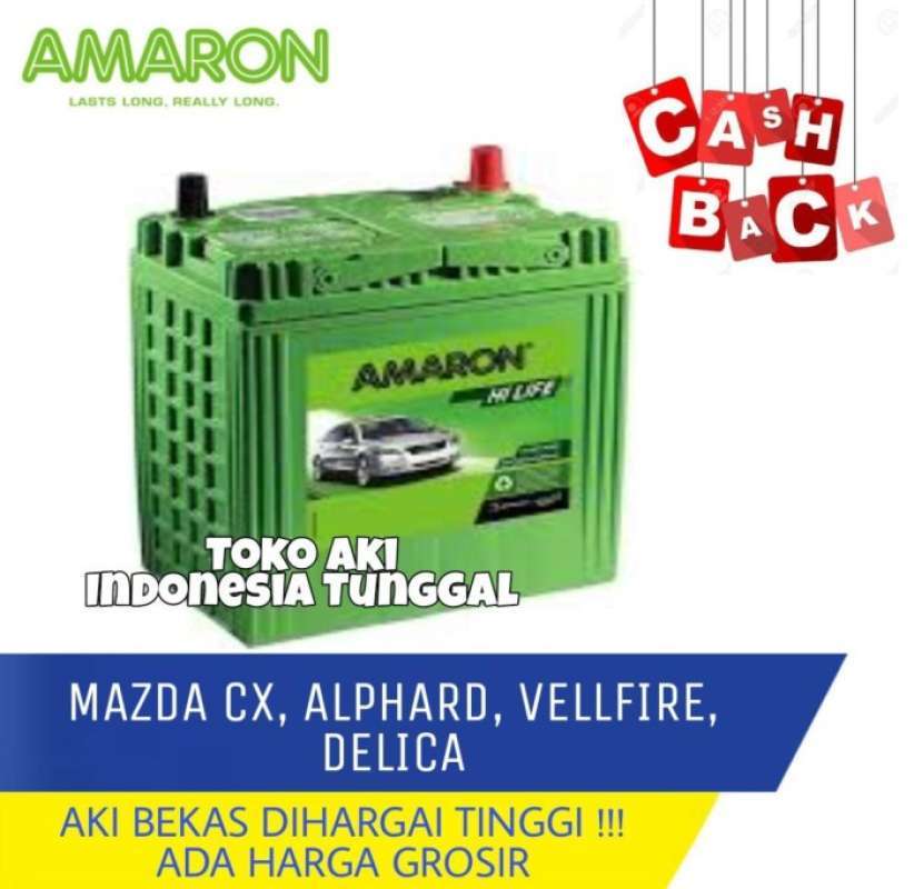 Promo Aki Mobil Amaron Hilife Q85 90d23l Mazda Cx5 Alphard Vellfire ...