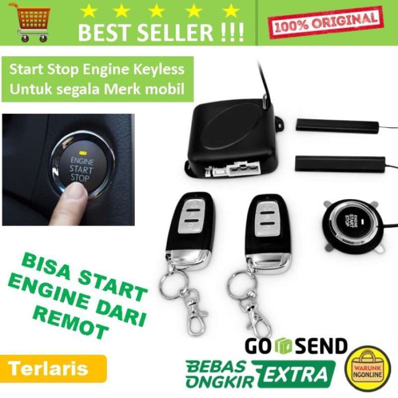 Promo Tombol Start Stop Engine Keyless Mobil - Avanza Calya Agya Brio ...