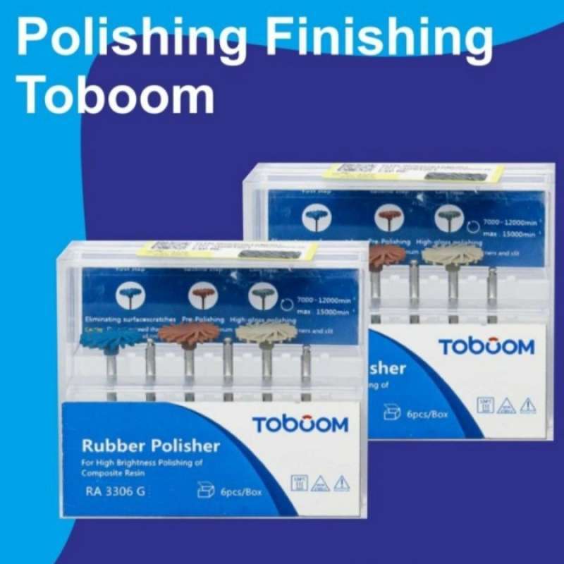 Promo Dental Polishing Finishing Composite Merc Toboom Isi 6 Poles ...
