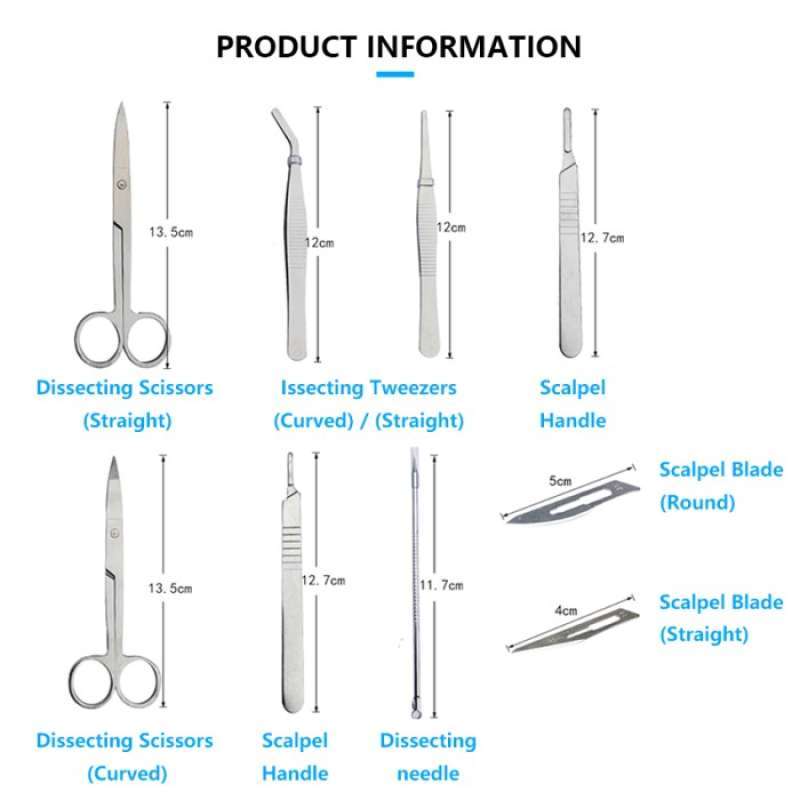 Jual Gunting Operasi Bedah Hewan Perawatan Luka Disecting Dissection ...