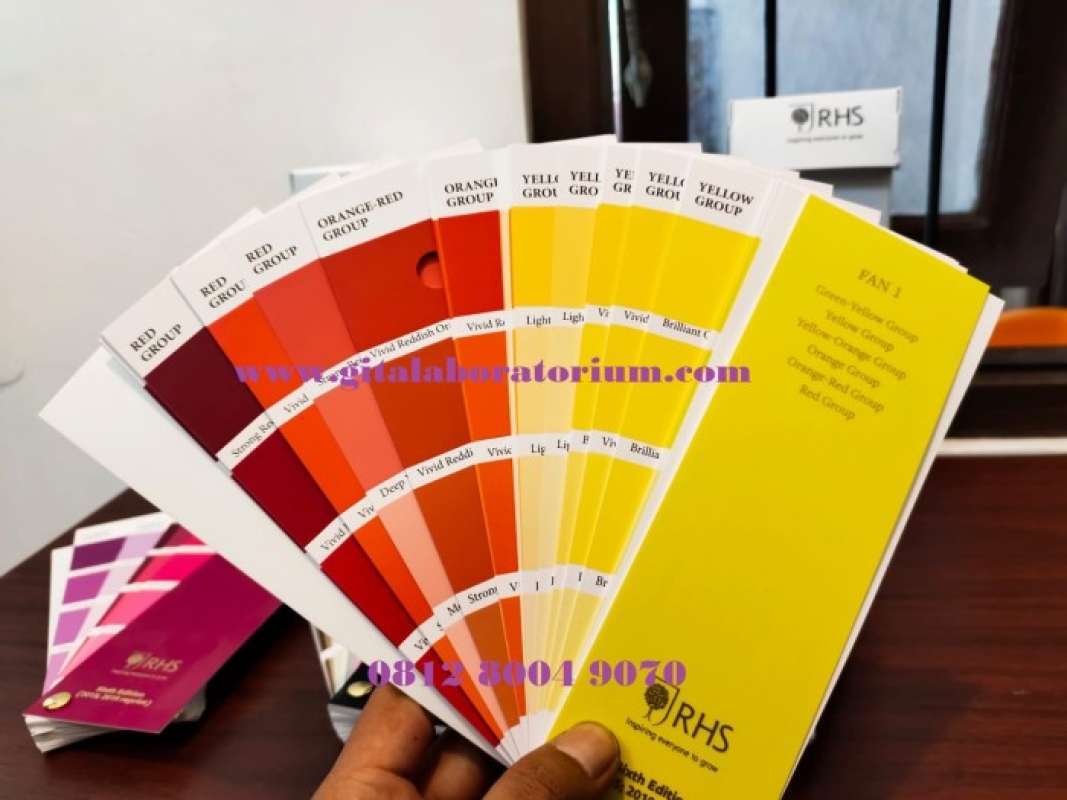 Promo Rhs Colour Chart Sixth Edition 2019 Reprint - Bagan Warna Buah ...