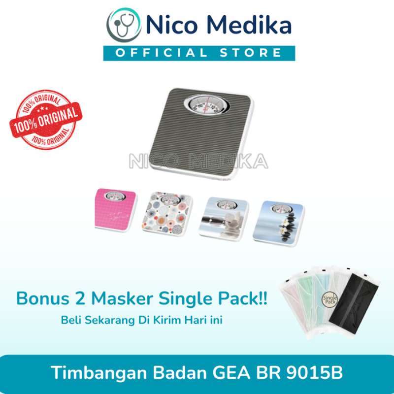 Jual Timbangan Badan Manual Tebal Gea Br 9015b / Timbangan Badan Analog ...