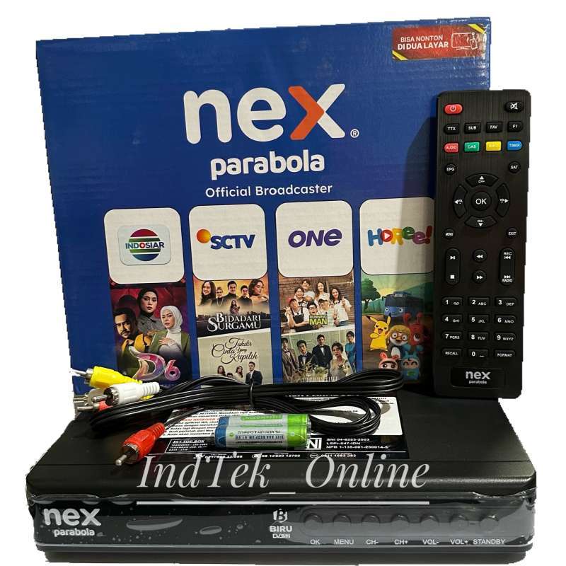 Jual Receiver Nex Parabola Biru Hybrid C Band Ku Band Di Seller Indtek ...