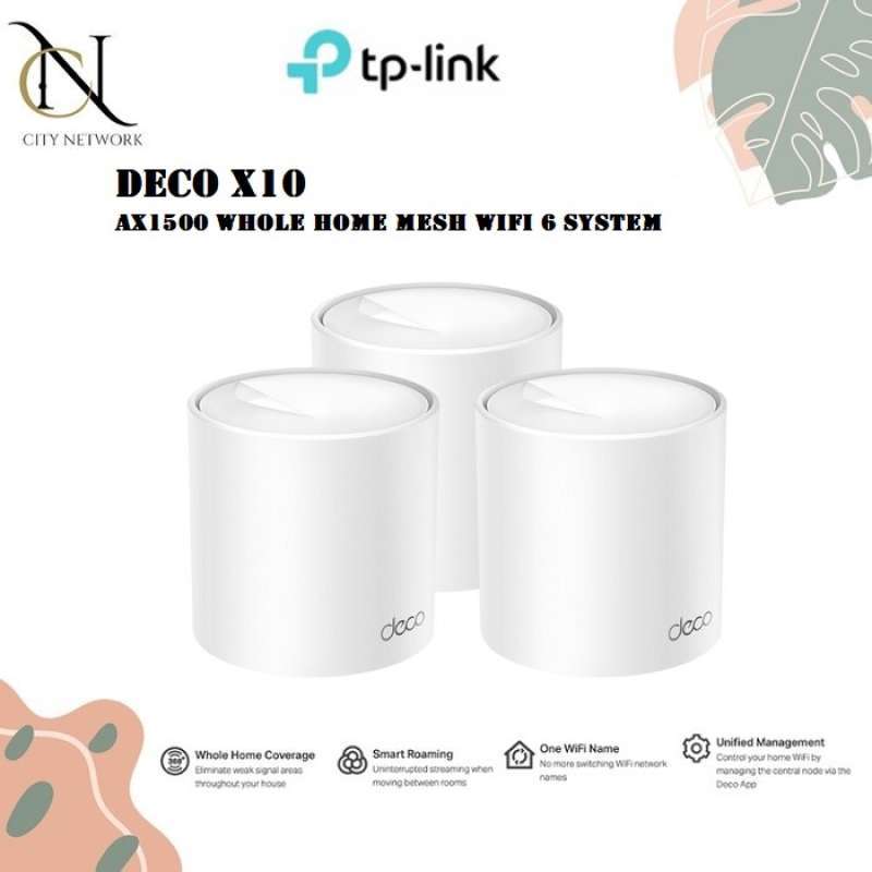 Jual Tp-link Deco X10 1/2/3 Pack Ax1500 Whole Home Mesh Wi-fi 6 System ...