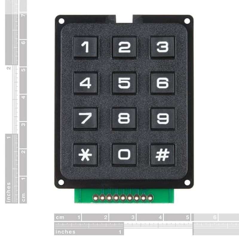 Jual Stamp Keyboard 3x4 Matrix Keypad Module Di Seller Velvet Store ...