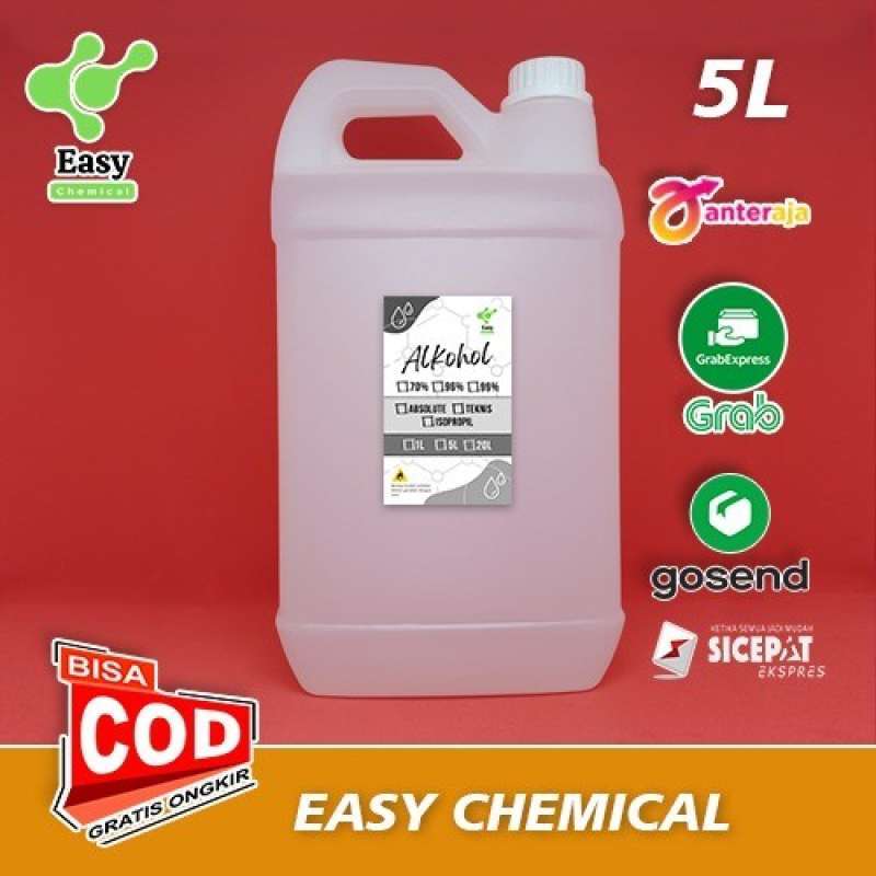 Jual Isopropyl Alkohol - Ipa 99% 5 Liter Di Seller Rukia - Cengkareng ...
