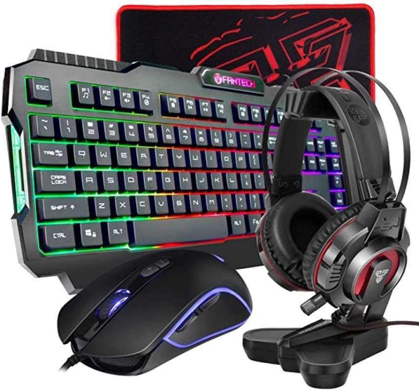 Jual Fantech Combo P51 5 In 1 - Gaming Keyboard/ Mouse/ Headset ...