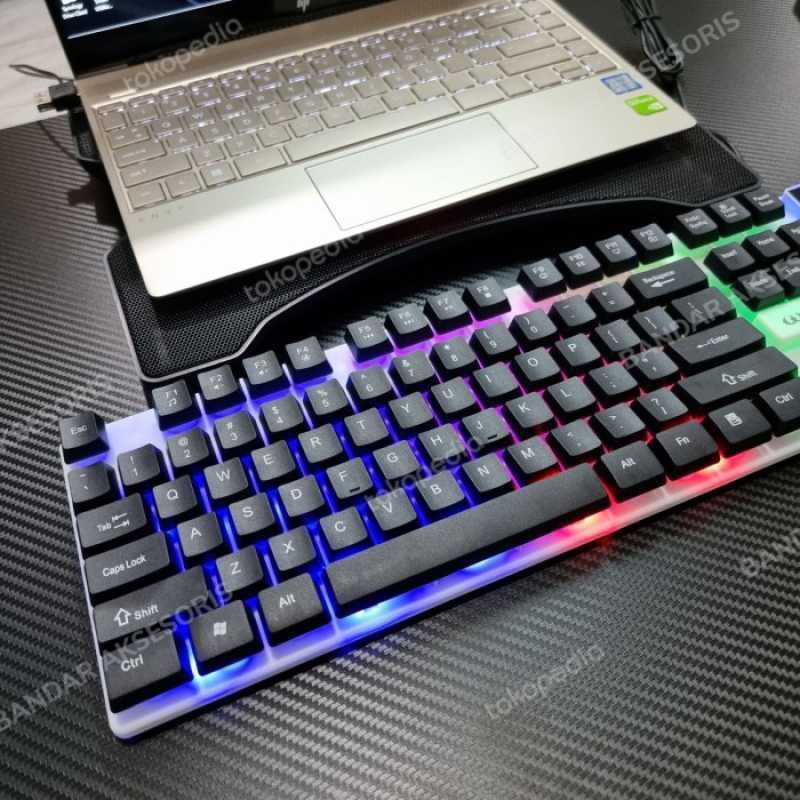 Jual Gaming Keyboard Warwolf K1 - Ice Saber Wolf Semi Mechanical Di ...