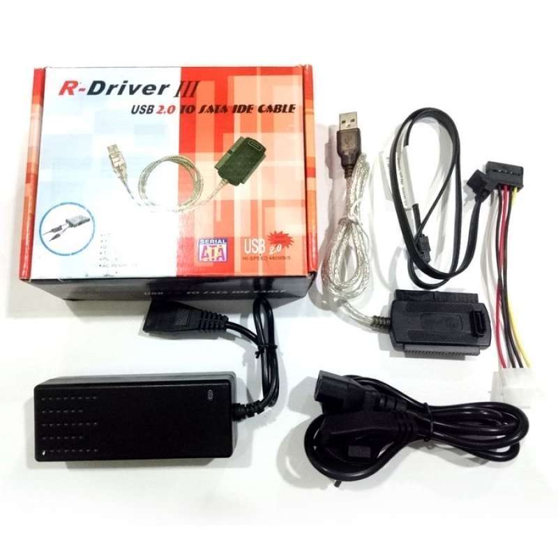 Jual R-driver Iii Converter Hard Disk Usb 2.0 To Ide Sata Double Di ...