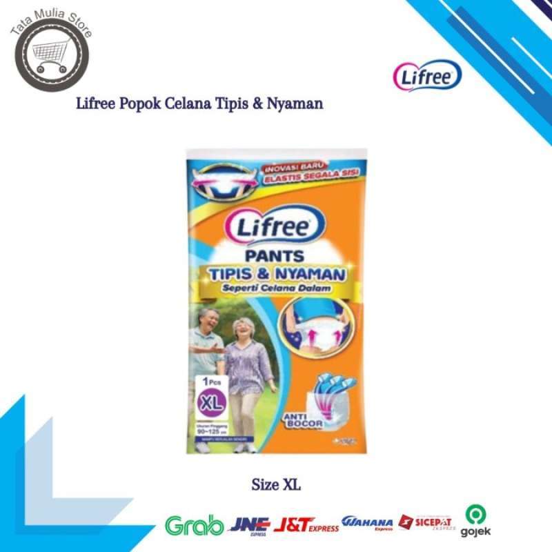 Promo Original - Lifree Xl 1 Karton Isi 48 Popok Celana Dewasa/ Adult ...