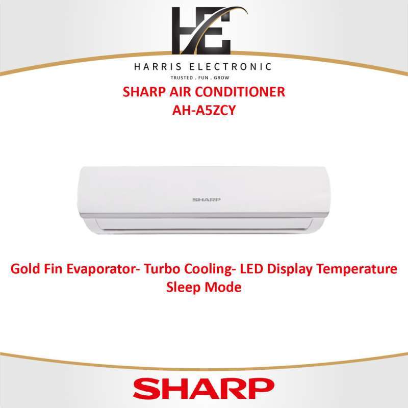 Jual Ac Sharp Elektronik Air Conditioner Ah-a5zcy Ac Split 1/2 Pk Standard Garansi Resmi Di ...