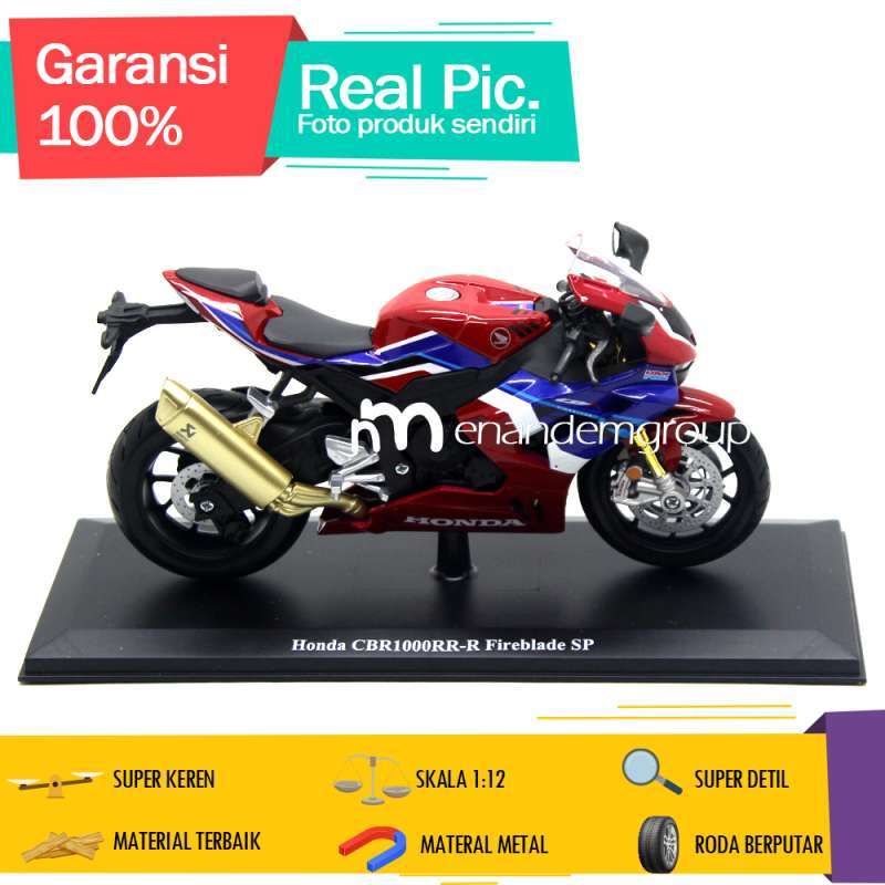 Jual Diecast Miniatur Mainan Sepeda Motor Gede Honda Cbr1000rr-r ...