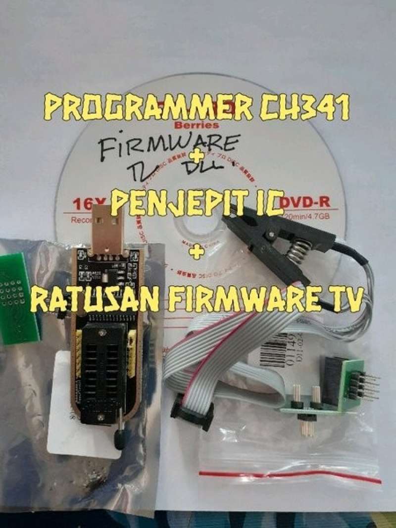 Jual Ch341a Ch341 24 25 Series Eeprom Flash Bios Usb Programmer ...