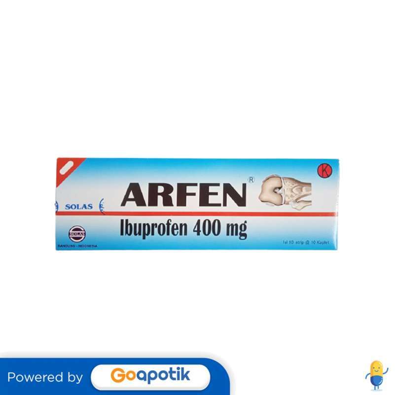 Jual Arfen 400 Mg Box 100 Kaplet Di Seller Apotek Arema Farma ...
